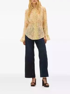 KATE FORD Frill Fiordaliso Blouse