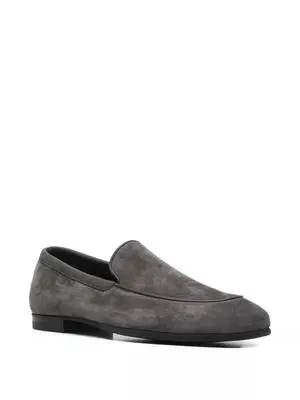 John Lobb Flat Leather Loafers