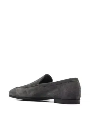 John Lobb Flat Leather Loafers