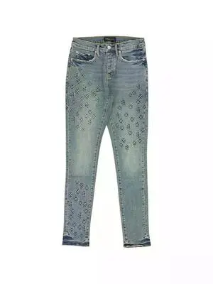 PURPLE BRAND Logo-patch Jeans