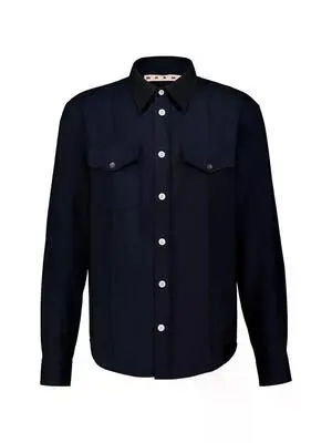 Marni Long-sleeve Chest-pocket Shirt