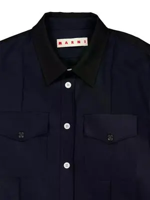 Marni Long-sleeve Chest-pocket Shirt