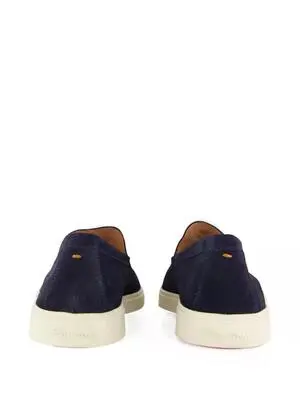 Santoni Suede Loafers