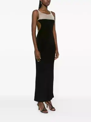 AYA MUSE Semi-sheer Maxi Dress