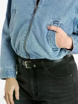 Michael Kors Zip-up Denim Jacket - Blue