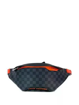 LOUIS VUITTON Race Discovery Bumbag Damier Belt Bag - Black