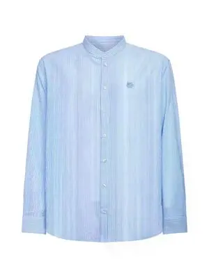Etro Logo-embroidered Shirt - Blue