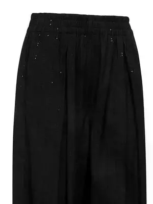 Brunello Cucinelli Sequin Striped Trousers