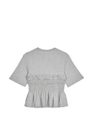 Cecilie Bahnsen Gathered-effect T-shirt