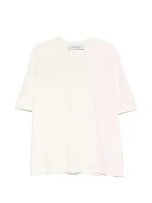 GOLDEN GOOSE Logo-detail T-shirt - Neutrals
