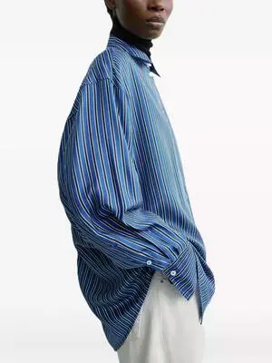 TOTEME Striped Button-down Shirt - Blue