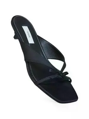 TOTEME Bow-detail Sandals - Black