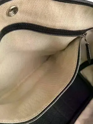 Hermès Mm 36 Negonda Garden Party Leather Tote Bag - Black