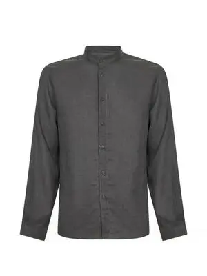 Brunello Cucinelli Mandarin Collar Long-sleevesshirt