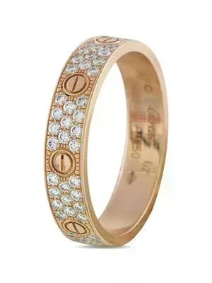 CARTIER 18k Rose Gold Diamond Ring