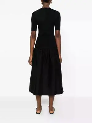 TOTEME Twinflower Midi Dress - Black