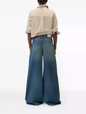 Closed Paneled Wide-leg Jeans
