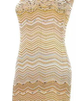 Missoni One-shoulder Chevron Maxi Dress