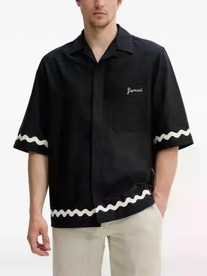 Fiorucci Embroidered Shirt - Blue