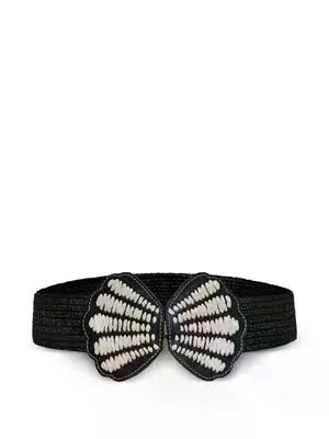 Johanna Ortiz Belt With Seashell Detail - Black