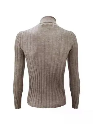 LA ROSE Ribbed Turtleneck Sweater