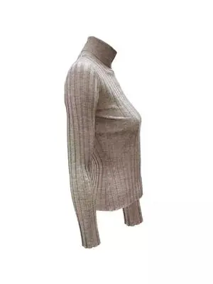 LA ROSE Ribbed Turtleneck Sweater