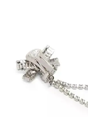 Alessandra Rich Bow-pendant Clip-on Earrings