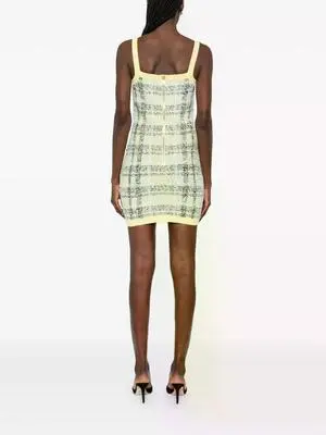 Balmain Buttoned Mini Dress - Yellow