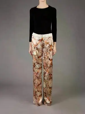 Giles Printed Straight Leg Trousers