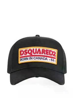 Dsquared2 Logo-patch Baseball Cap - Black