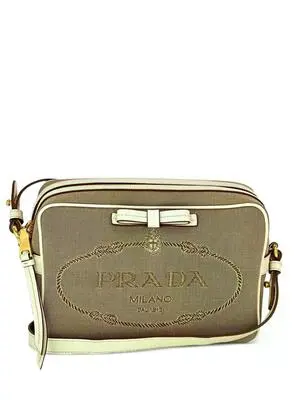 Prada Canvas Cross Body Bag