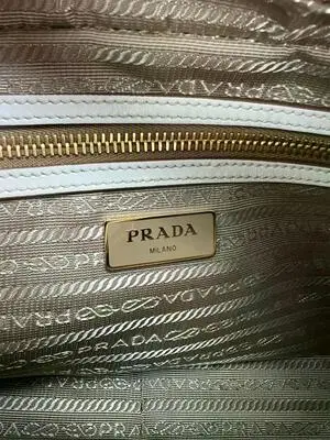 Prada Canvas Cross Body Bag