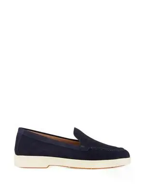 Santoni Suede Loafers - Blue