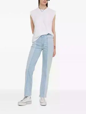 Abercrombie Paneled Frayed Jeans