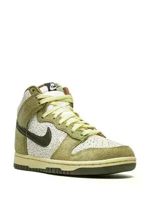 Nike Dunk Hi Retro Re-raw Halloween Sneakers - Green