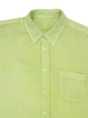 120% Lino Long-sleeve Shirt - Green