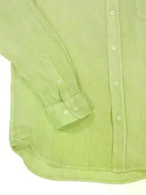 120% Lino Long-sleeve Shirt - Green