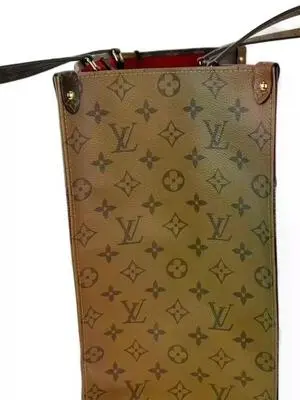 LOUIS VUITTON 2019 Onthego Gm Tote Bag - Brown