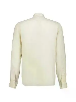 120% Lino Regular-fit Long-sleeve Shirt - Neutrals