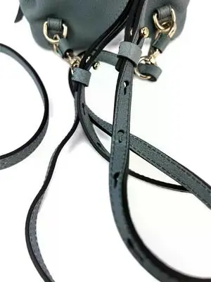 Chloé Mini Faye Suede And Leather Backpack - Blue