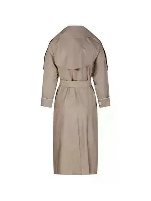 Max Mara Belted Trench Coat - Neutrals
