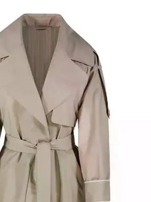 Max Mara Belted Trench Coat - Neutrals