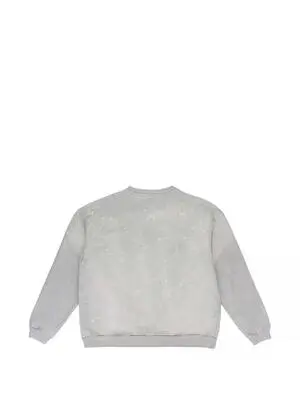 WHO DECIDES WAR Arched Collage Crewneck Sweater