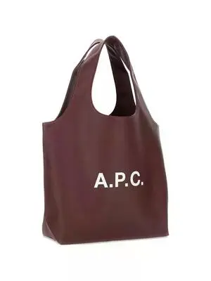 A.p.c. Logo-print Shoulder Bag - Brown