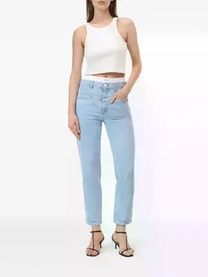 Closed Pedal Pusher Jeans