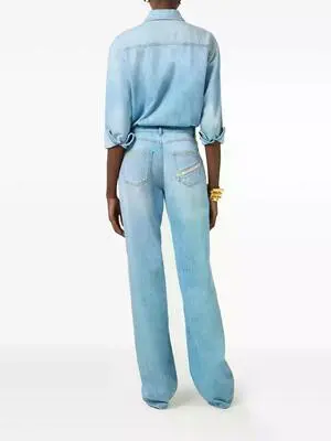 Elisabetta Franchi Oversized Denim Jumpsuit
