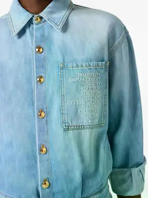 Elisabetta Franchi Oversized Denim Jumpsuit