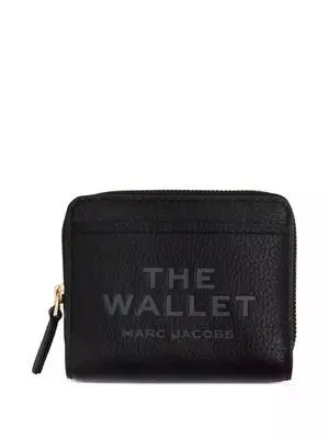 Marc Jacobs The Leather Mini Compact Wallet - Black