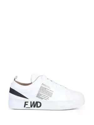 F_WD Text Print Sneakers
