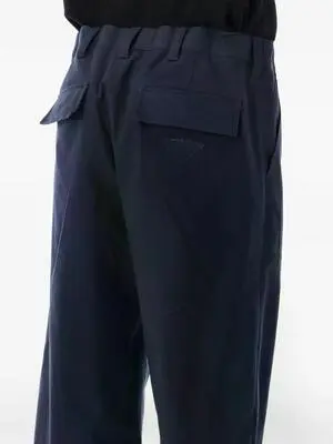 Prada Wide-leg Trousers With Belt Loops